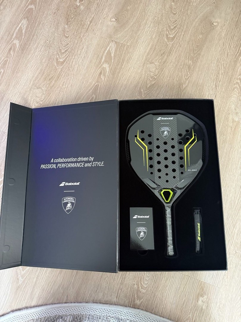 Babolat X Lamborghini Padel Racket GL-002, Olah Raga, Baju Olahraga di ...