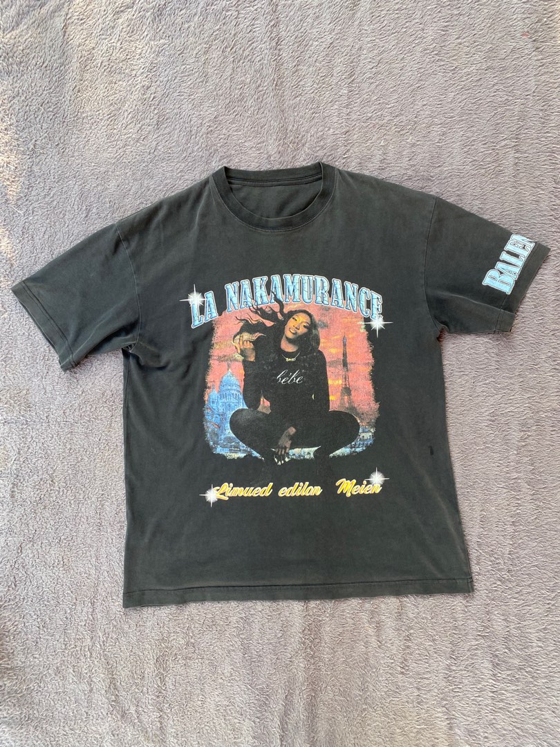 Balenciaga Music Aya Nakamura Merch T-shirt, Barang Mewah, Pakaian di Carousell