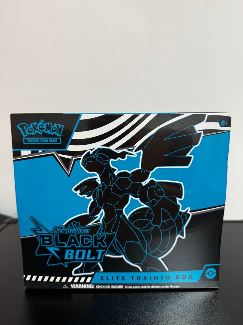 Black Bolt SV10.5 Pokemon ETB, Hobbies & Toys, Toys & Games on Carousell