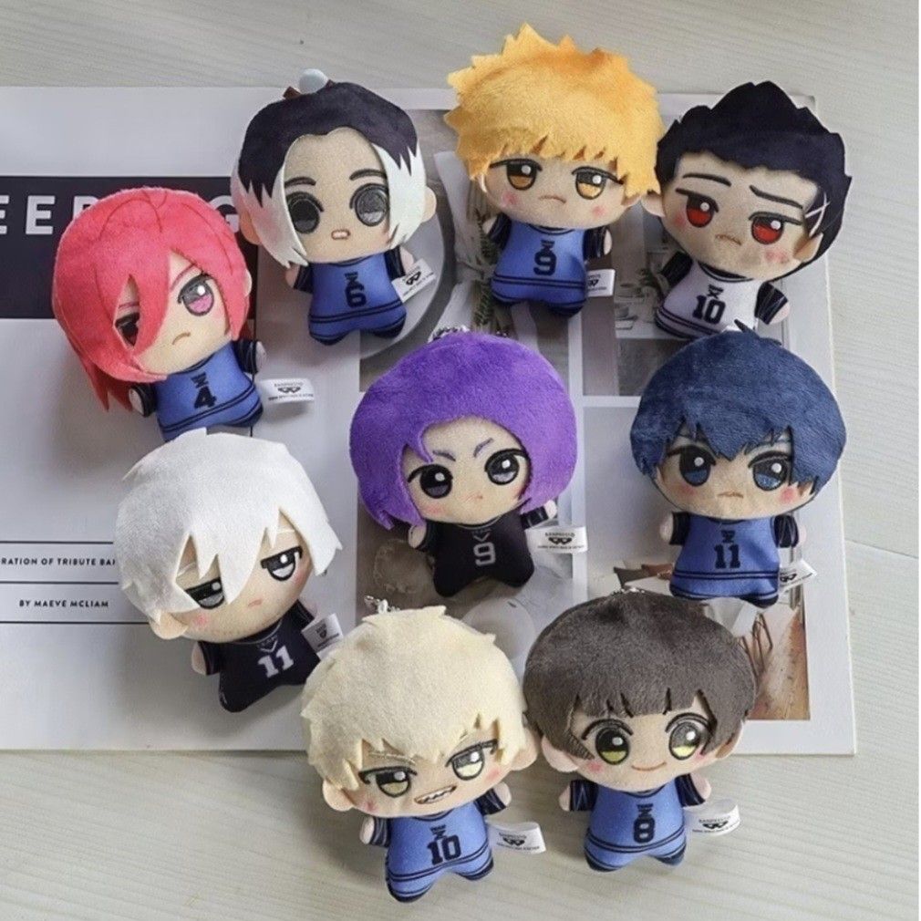 Blue lock bllk chibigurumi plush keychain chigiri gagamaru kunigami ...