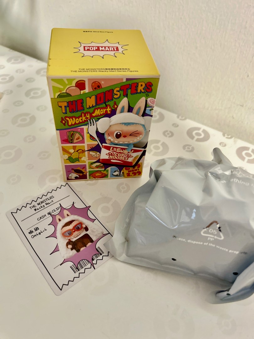 BNIF Onigiri Pop Mart Labubu The Monsters Wacky Mart Blind Box Figure ...