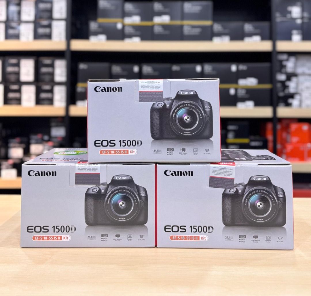 Installment - Canon EOS 1500D EF-S 18-55mm IS II DSLR camera ...