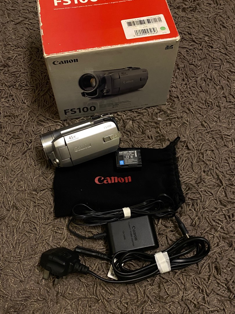 CANON FS100 handycam camcorder digi cam video camera, Photography ...