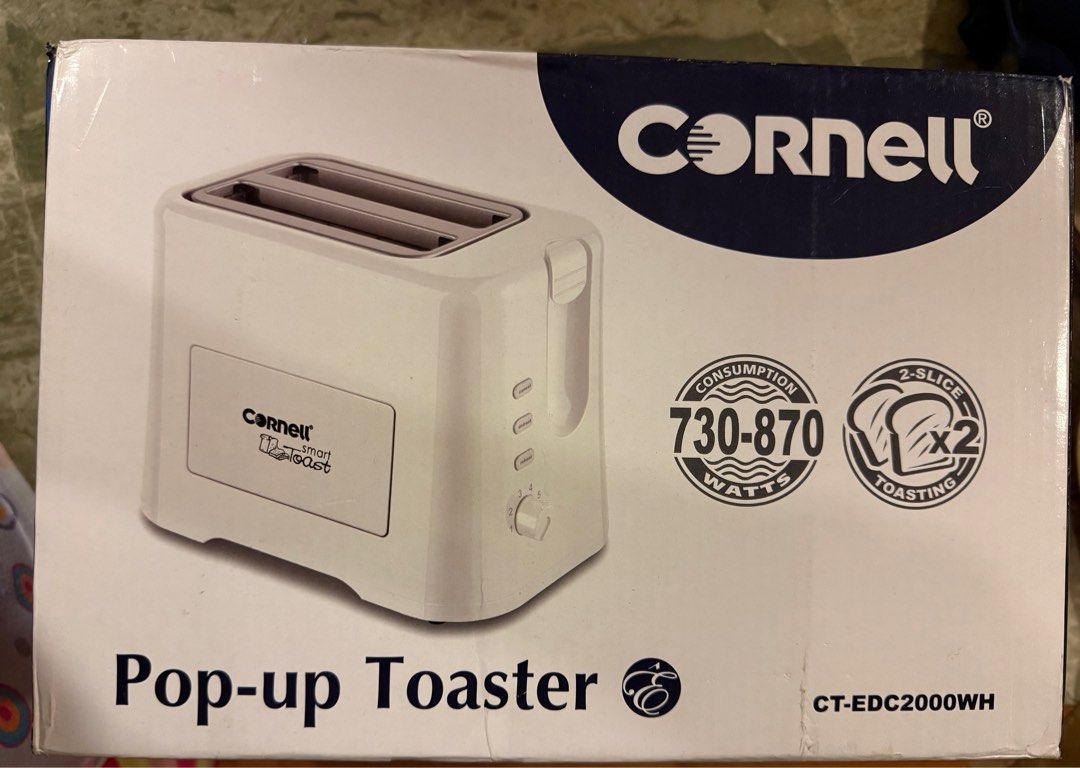 Cornell Pop-up Toaster CT-EDC2000WH, TV & Home Appliances, Kitchen ...