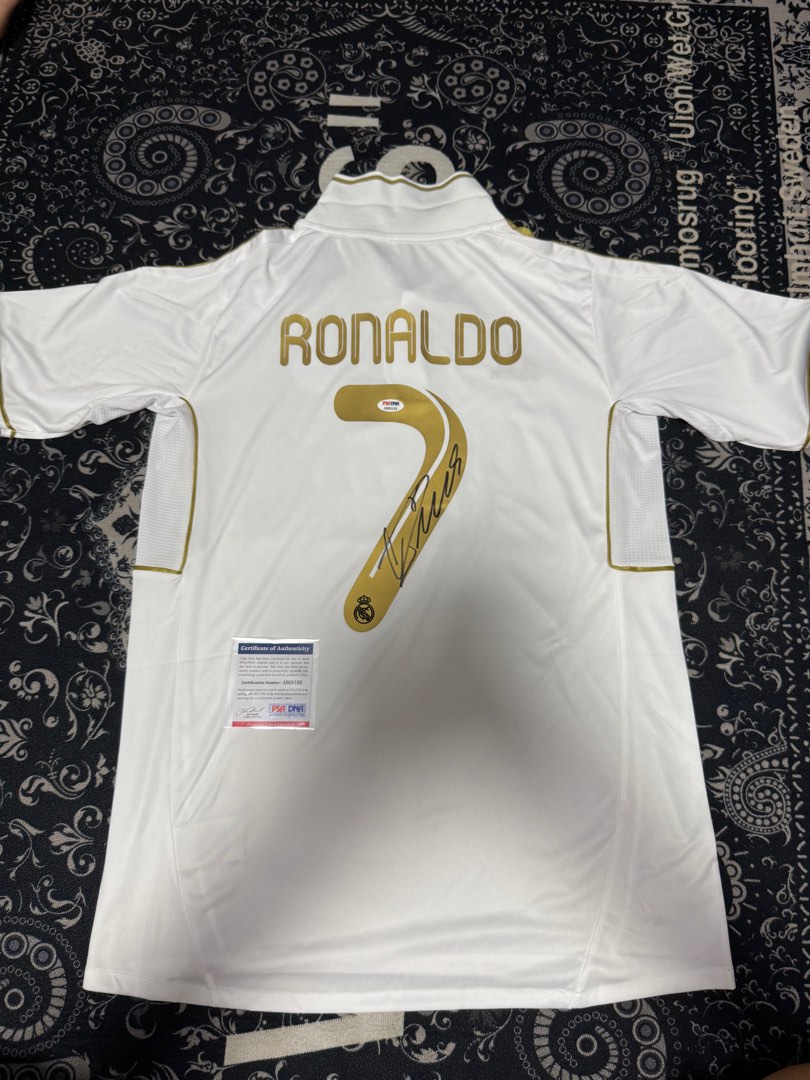 Soccer CR7 Real Madrid Signed Jersey PSA, Hobbies & Toys, Memorabilia ...