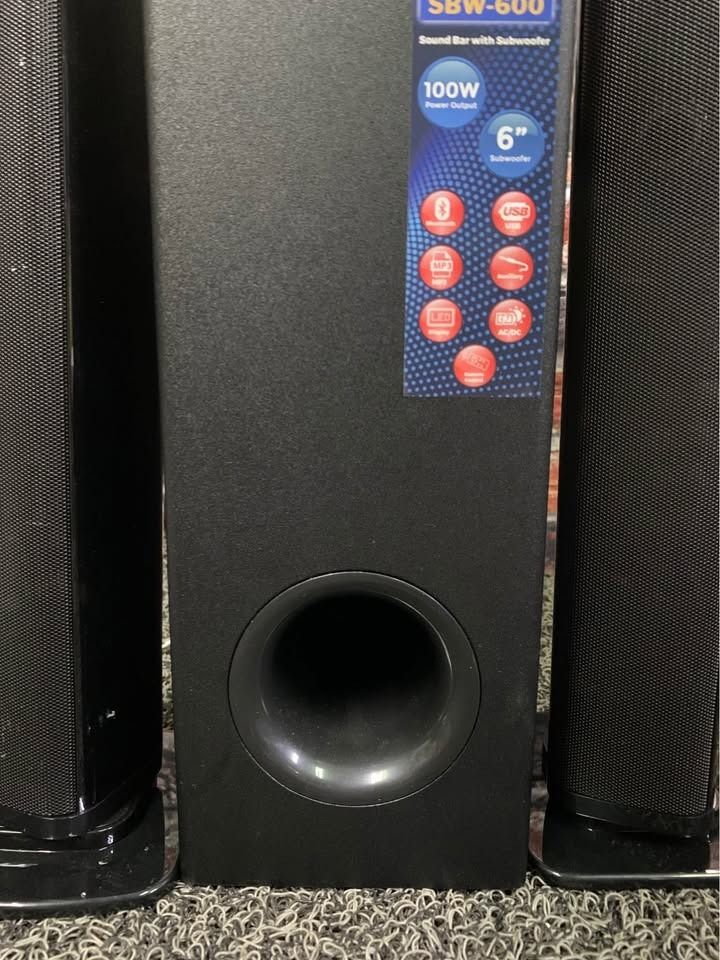 dBAUDIO SBW-600 Sound Bar Bluetooth Speaker with Subwoofer Set, Audio ...