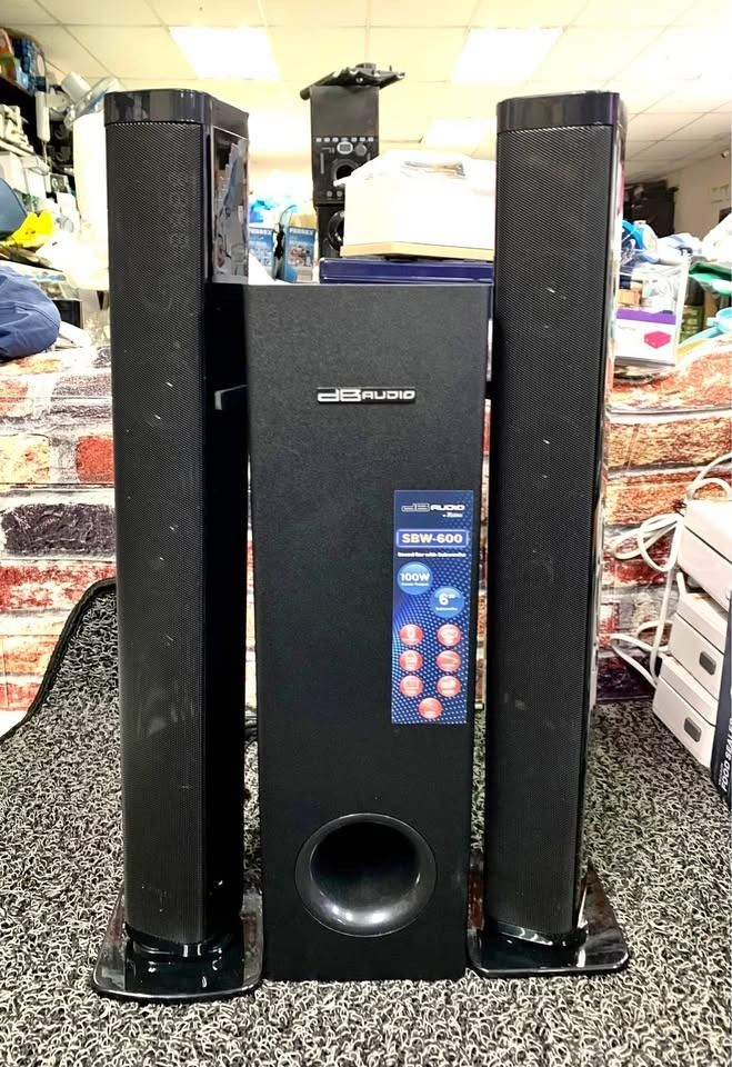 dBAUDIO SBW-600 Sound Bar Bluetooth Speaker with Subwoofer Set, Audio ...