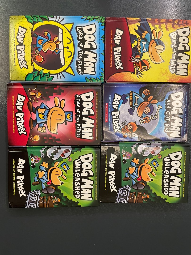 Dog Man Book Series by Dav Pilkey, Hobbies & Toys, Books & Magazines ...