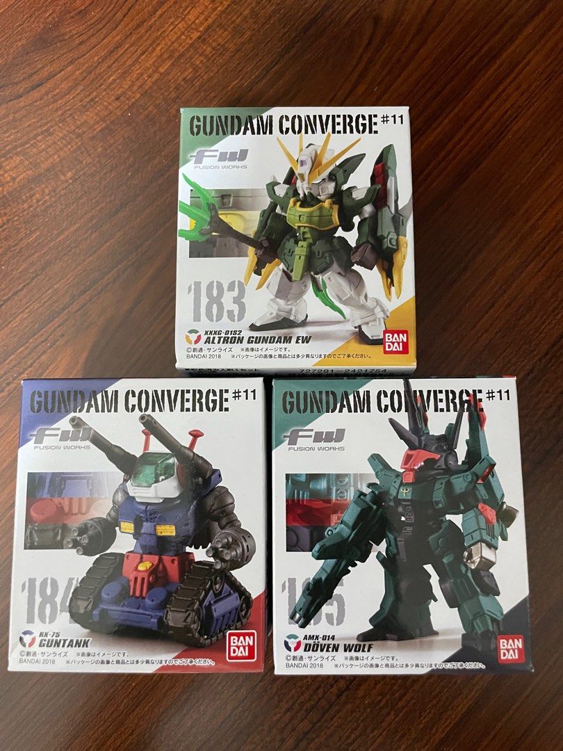 FW Gundam Coverge 183 184 185 雙頭龍高達 高達W, 興趣及遊戲, 玩具 & 遊戲類 - Carousell
