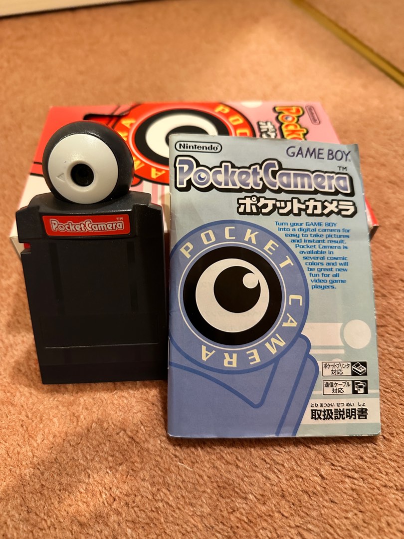 Game boy pocket camera (赤) 運作正常 functional, 電子遊戲, 遊戲機配件, 遊戲週邊商品 - Carousell