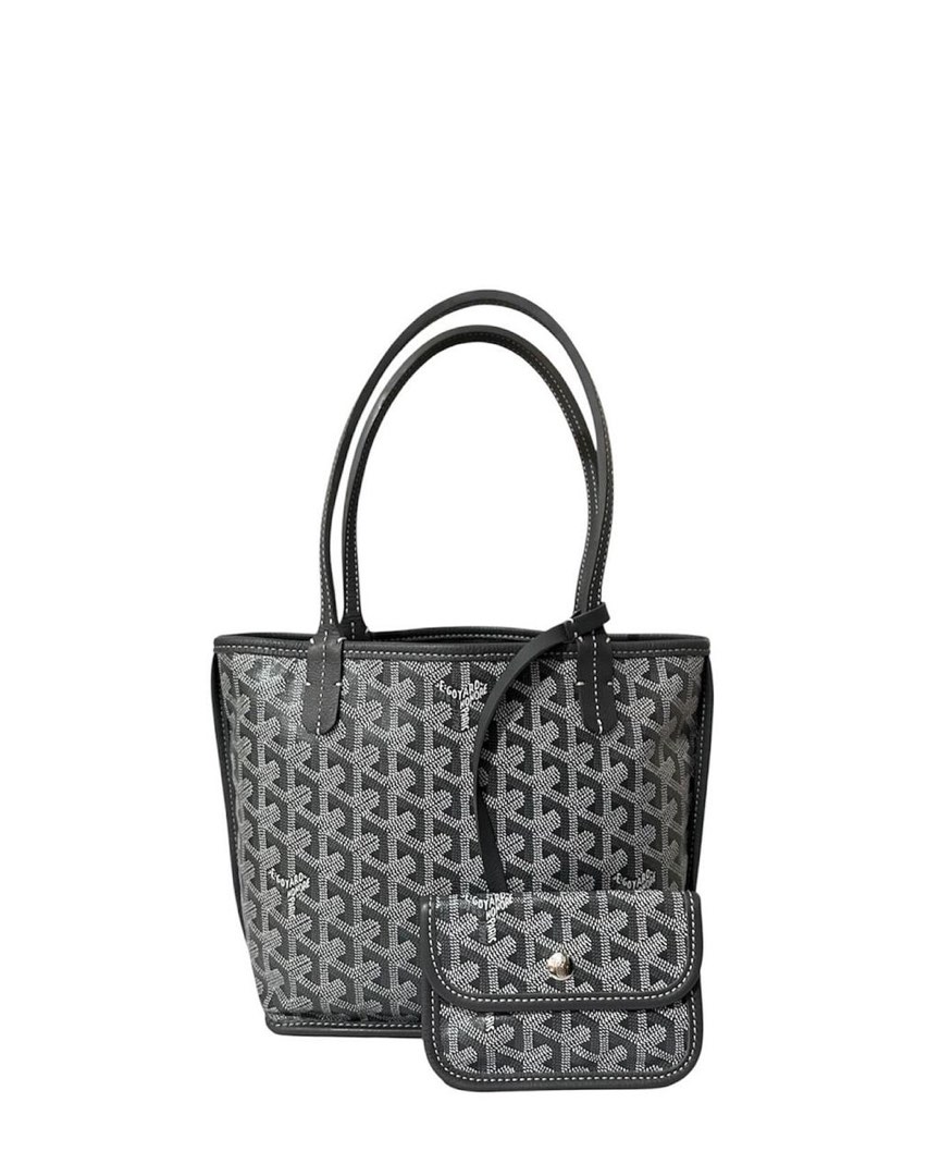 Goyard mini anjou grey 2019 with pouch,db. Very Good condition no crack ...