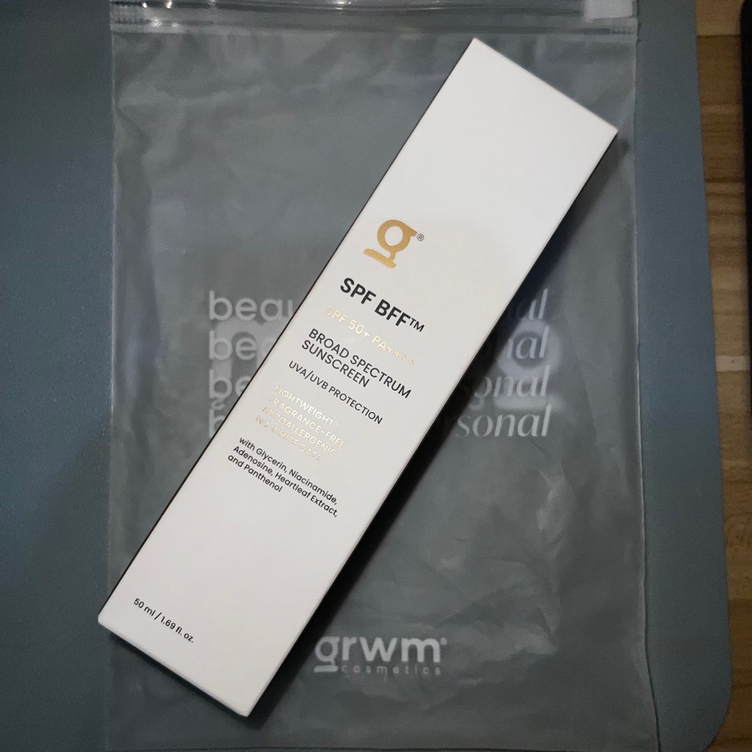 GRWM Spf Bff Sunscreen spf 50+ pa++++, Beauty & Personal Care, Face ...
