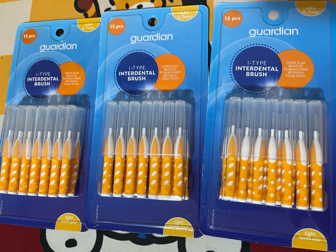 Guardian Interdental Brush I-Type 0.7mm 15s, Beauty & Personal Care ...