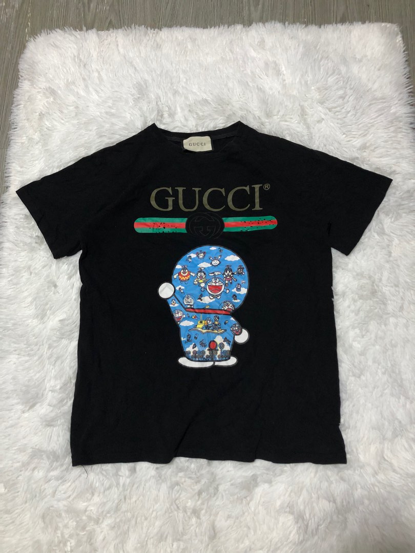 GUCCI x DORAEMON TSHIRT, Men's Fashion, Tops & Sets, Tshirts & Polo ...