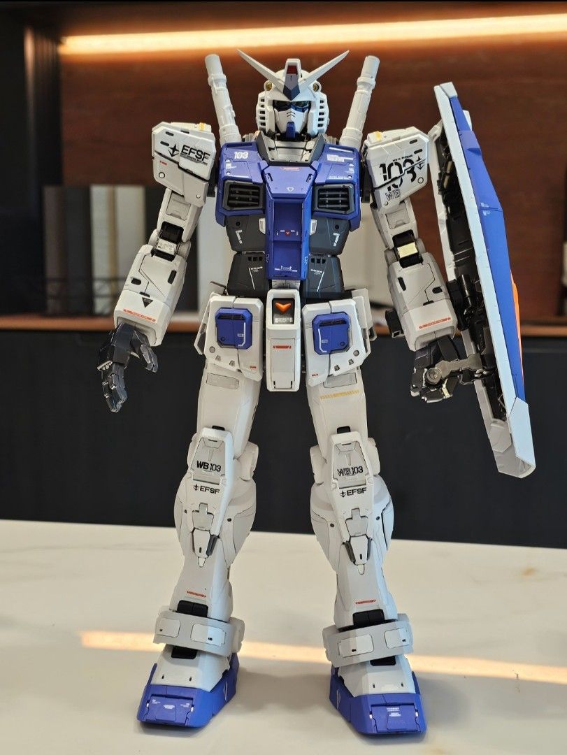 Gundam Perfect Grade PG RX-78 PGU Assembled Built Painted, Hobbies ...