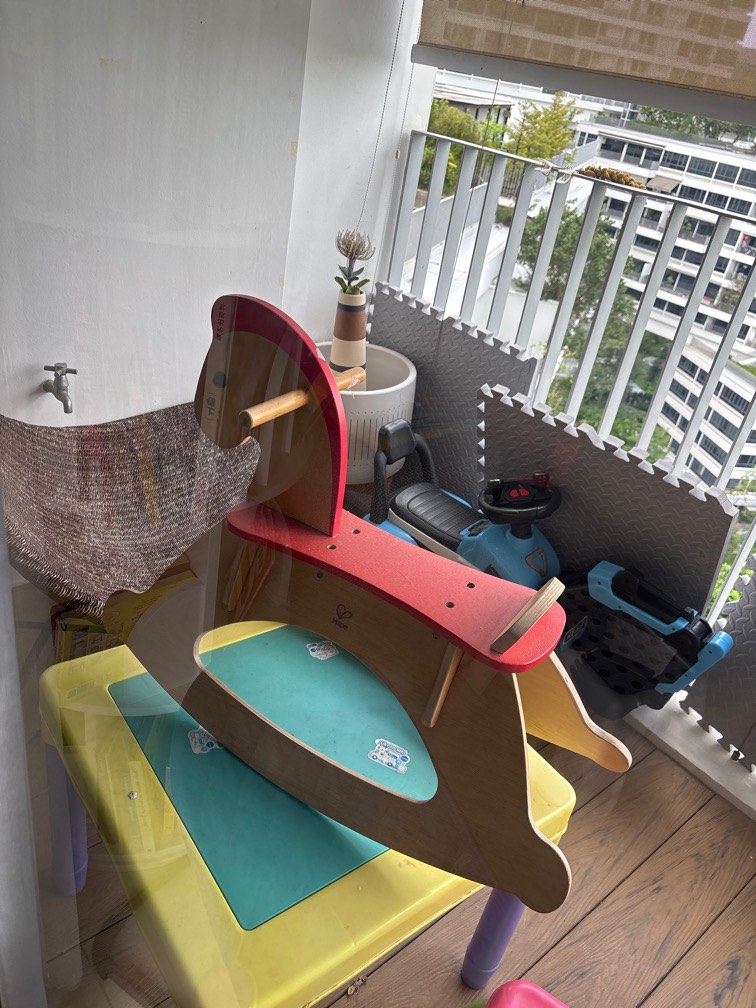 Hape rocking horse, Babies & Kids, Infant Playtime on Carousell
