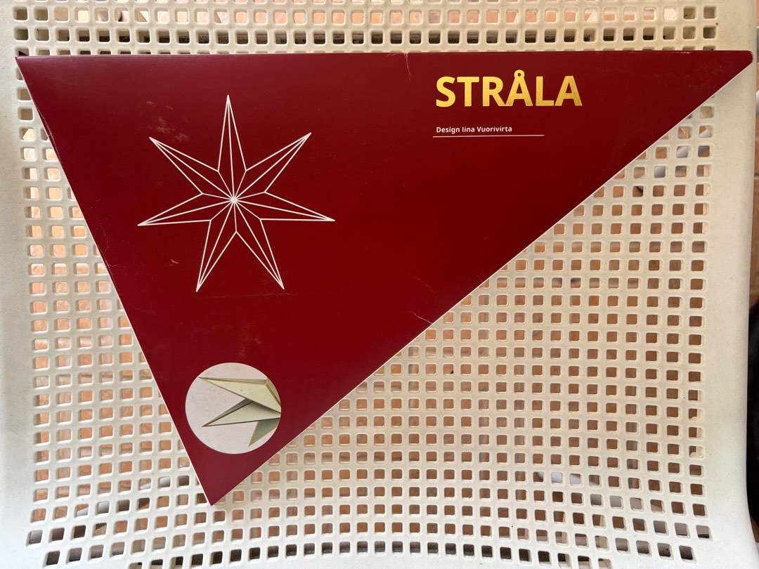 IKEA STRALA star-shaped lamp shade 70cm, Furniture & Home Living, Home ...