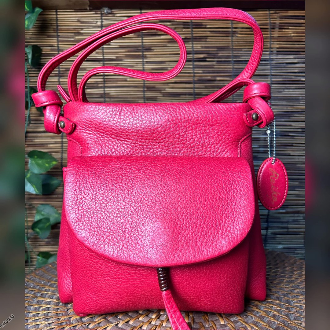 🇯🇵KIKUWAN SHA Cowhide Genuine Leather bag. 🔺Expensive japan brand 🔺 ...