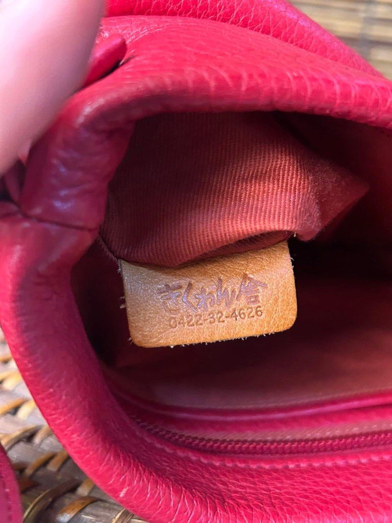 🇯🇵KIKUWAN SHA Cowhide Genuine Leather bag. 🔺Expensive japan brand 🔺 ...