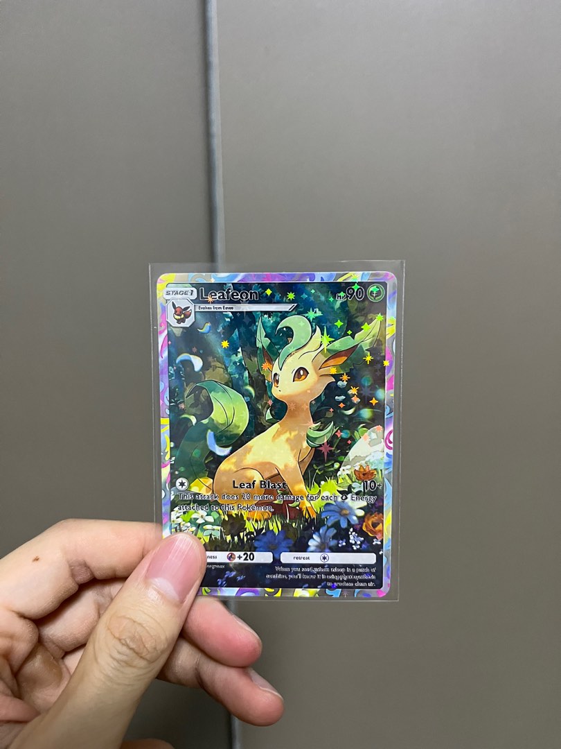 Leafeon Eeveelutions Pokemon Pocket TCG Custom Proxy Card, Hobbies ...