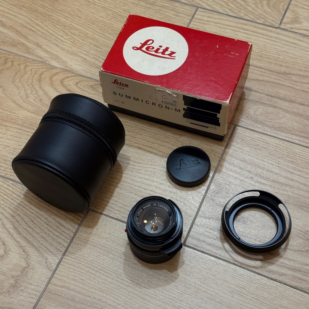 Leica Summicron-M 35mm f/2 Lens V4 Canada KOB Full Box, Photography ...