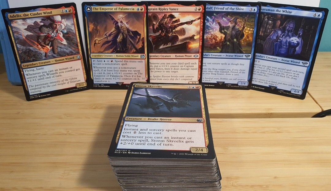 Magic the Gathering MTG Commander EDH Beginner Deck: Adeliz Izzet Spellslinger + Lord of the ...