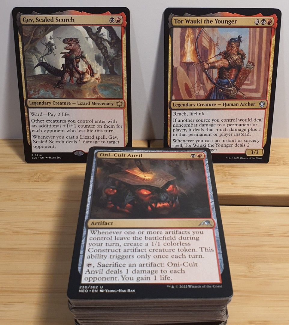 Magic the Gathering MTG Commander EDH Beginner Deck: Bloomburrow Lizard ...