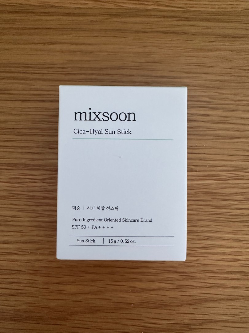 mixsoon 防曬棒 Cica- Hyal Sun Stick SPF 50+ PA++++ - 15g, 美容＆個人護理, 健康及美容 - 皮膚護理, 面部 - 面部護理 - Carousell