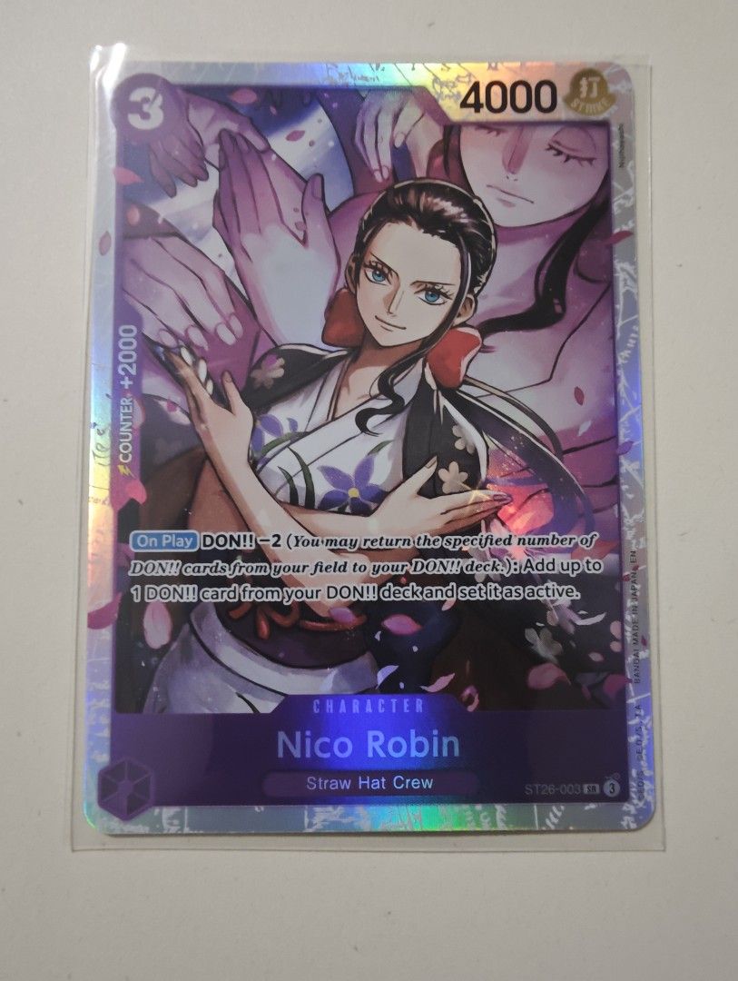 NICO ROBIN ST26 003 SR ONEPIECE ENGLISH, Hobbies & Toys, Toys & Games ...