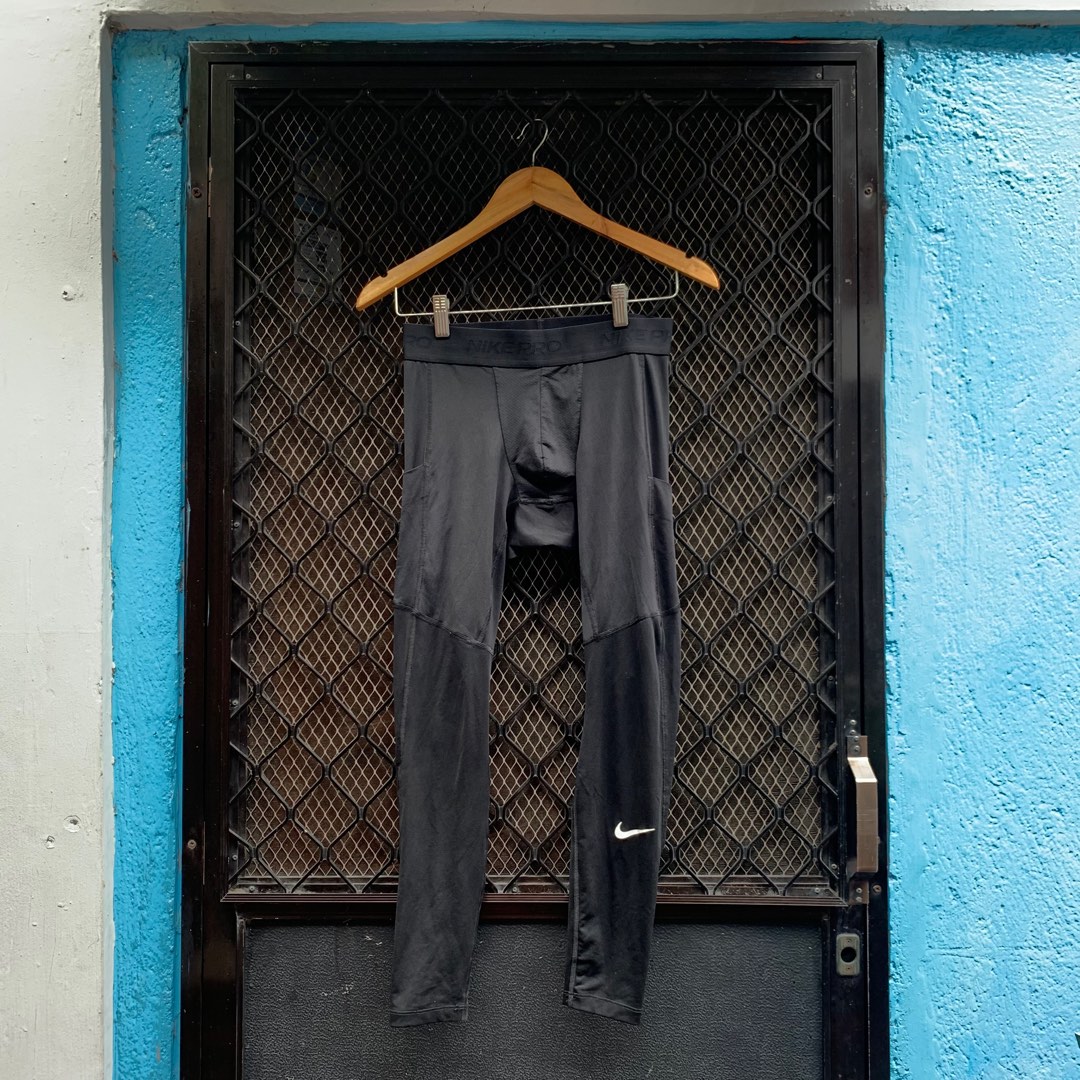 Nike pro compression tighs, Men's Fashion, Activewear on Carousell