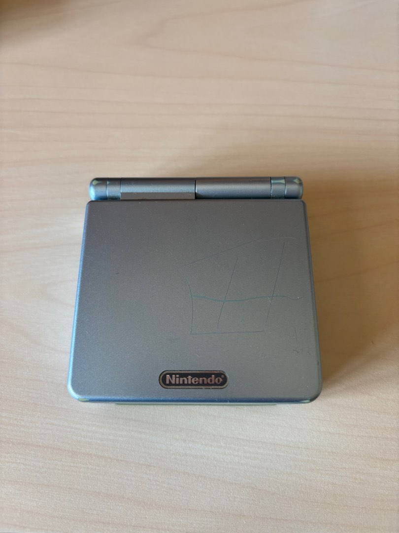 Nintendo Game Boy Advance SP - Light Blue, Video Gaming, Video Games ...