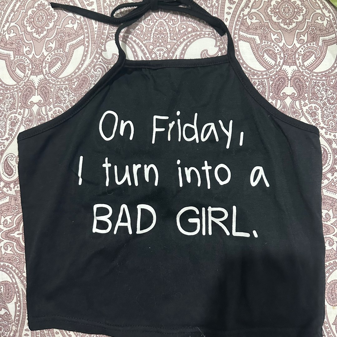 On Friday, I turn into a BAD GIRL Bare Back, Women's Fashion, Tops ...