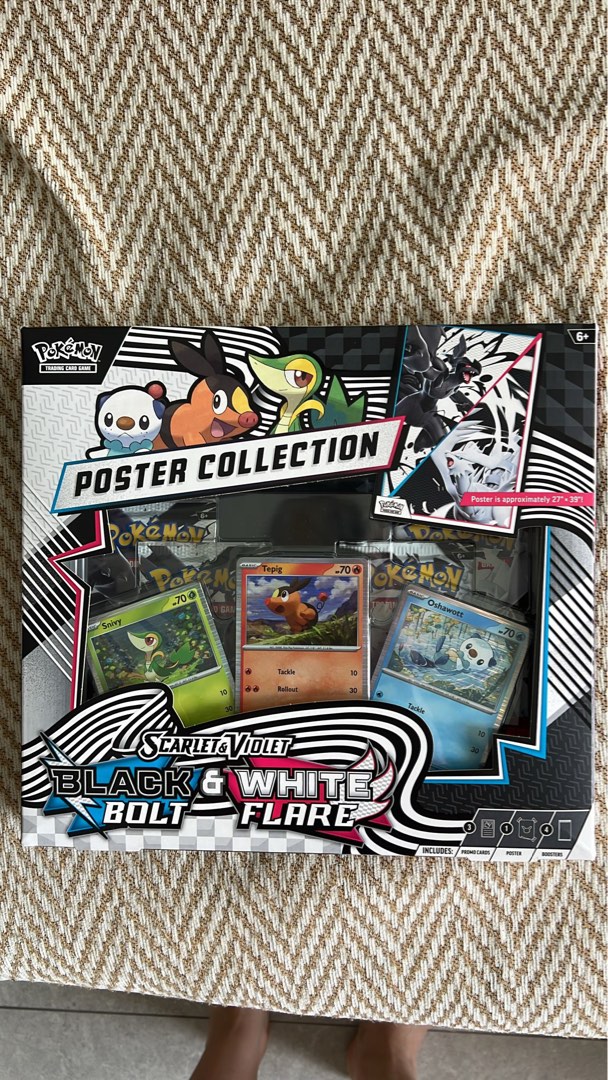 Pokemon TCG Scarlet & Violet BB/WF Unova Poster Collection Box New ...