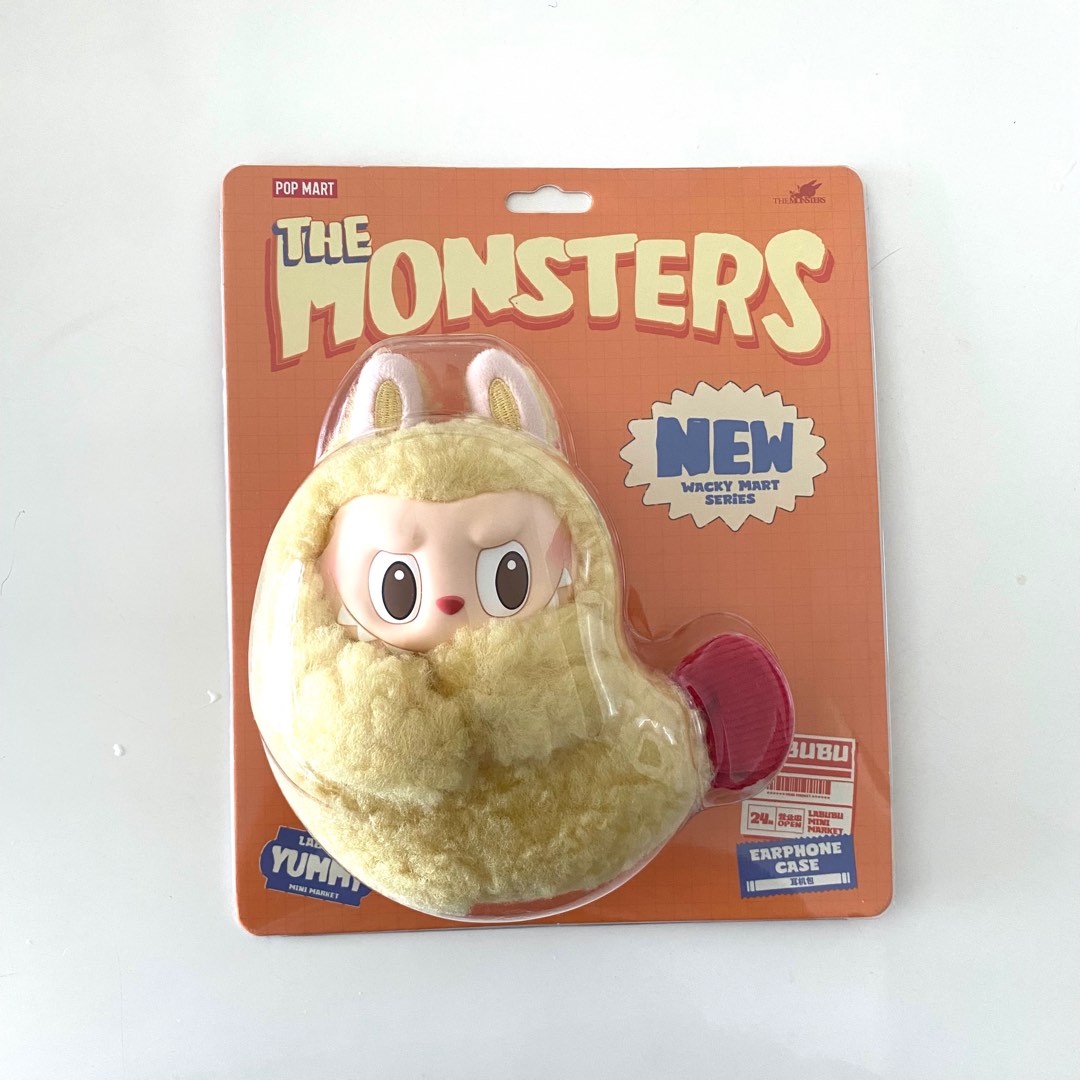 POP MART The Monsters Wacky Mart Series Labubu Shrimp Tempura Earphone ...
