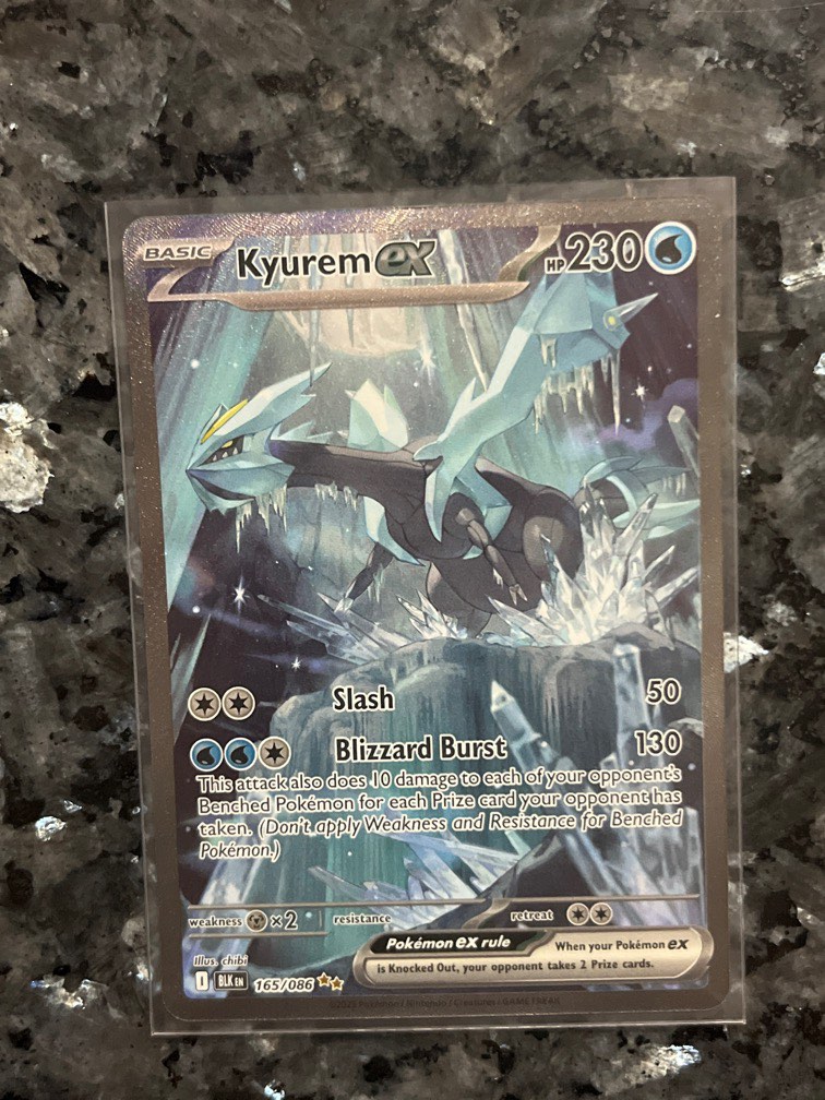 Ptcg Tcg Pokemon Card Kyurem Ex Sir 165 086 Black Bolt White Flare