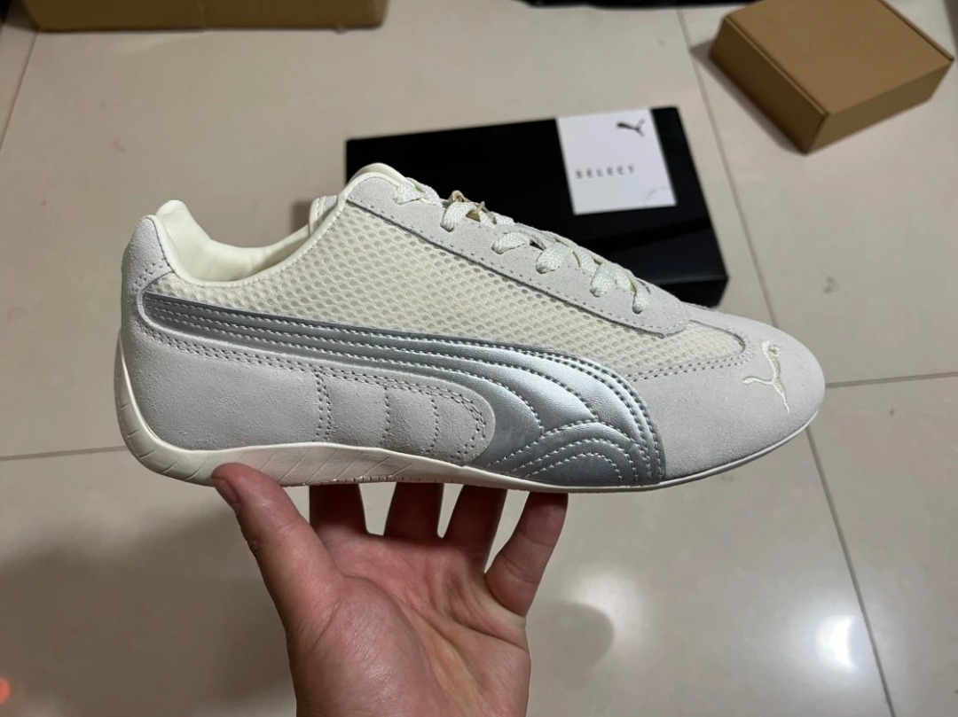 Puma Speedcat Premium Shadow Grey Frosted Ivory 865, Women's Fashion, Footwear, Sneakers on ...