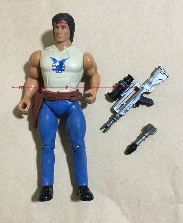 RAMBO john Rambo sylvester stallone The Force of Freedom, Vintage 1985/ ...