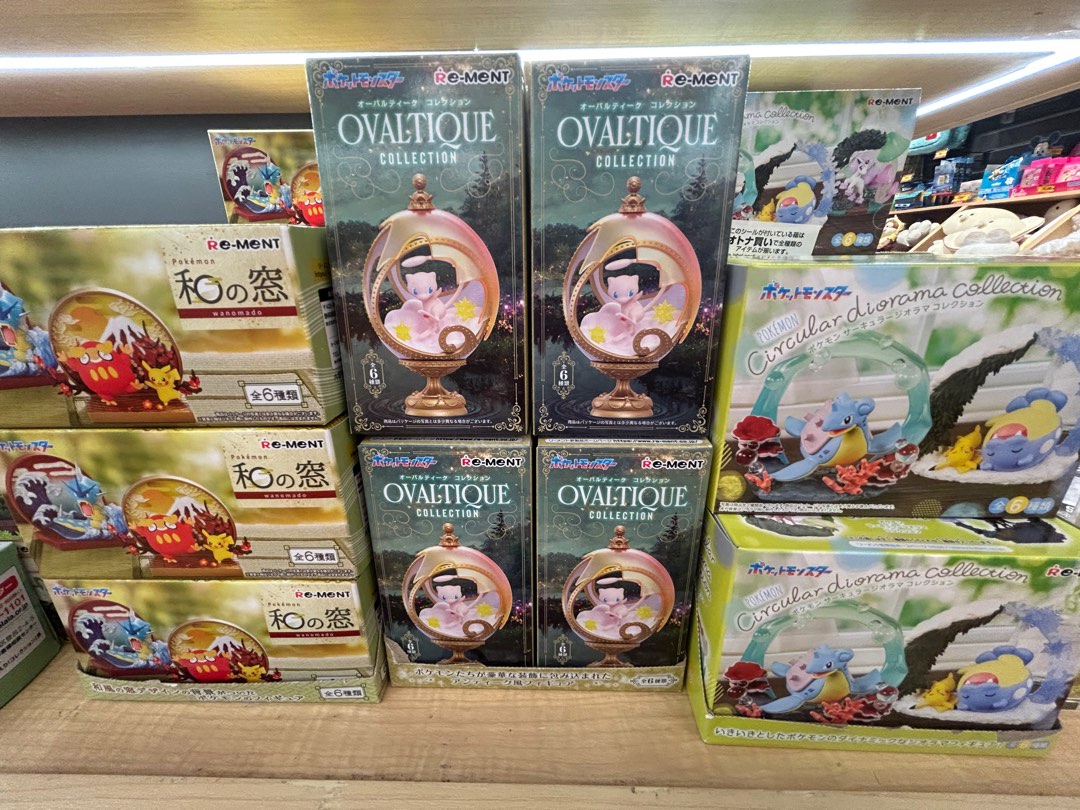 Re-Ment Pokemon Ovaltique / Circular Diorama / Wanomado Collection ...