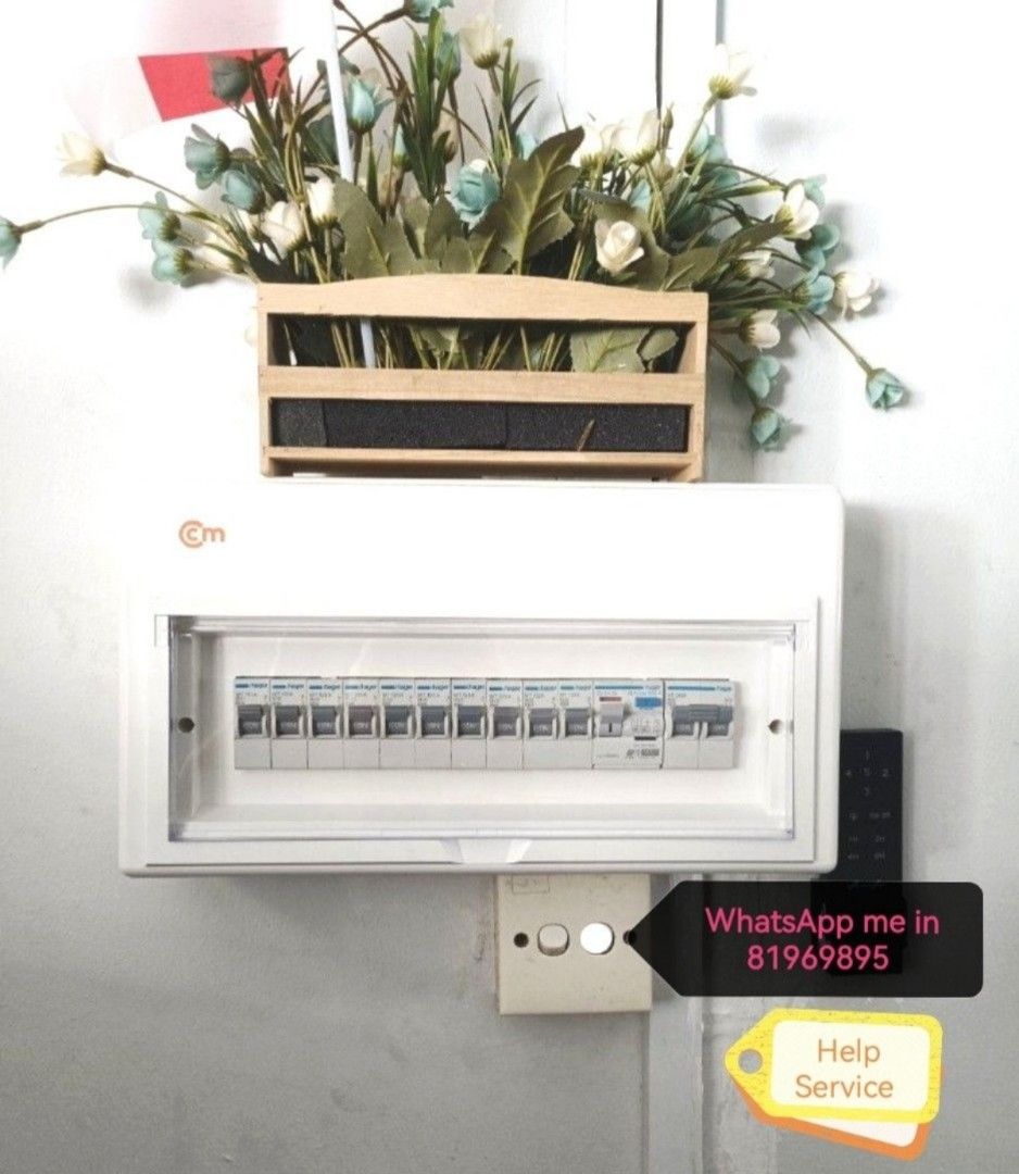 Circuit breaker box supply & install Mcb ELCB replacement hdb.replacement of electrical DB box ...