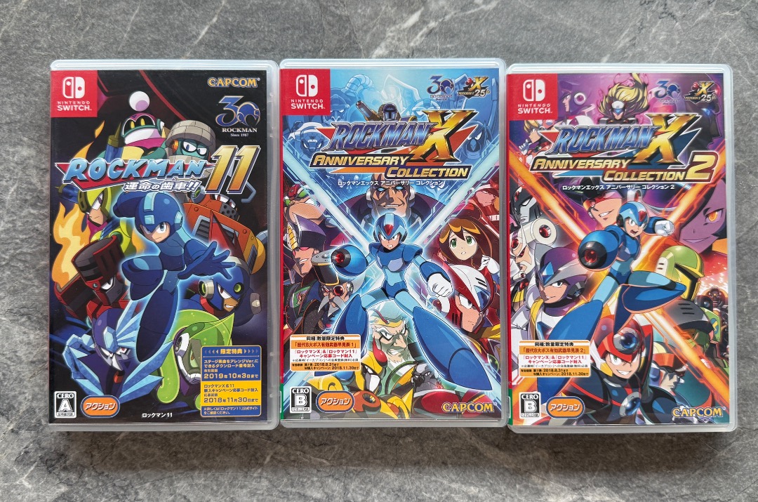 Rockman/Mega Man Switch Games Collection 1 & 2, 11, Video Gaming, Video ...