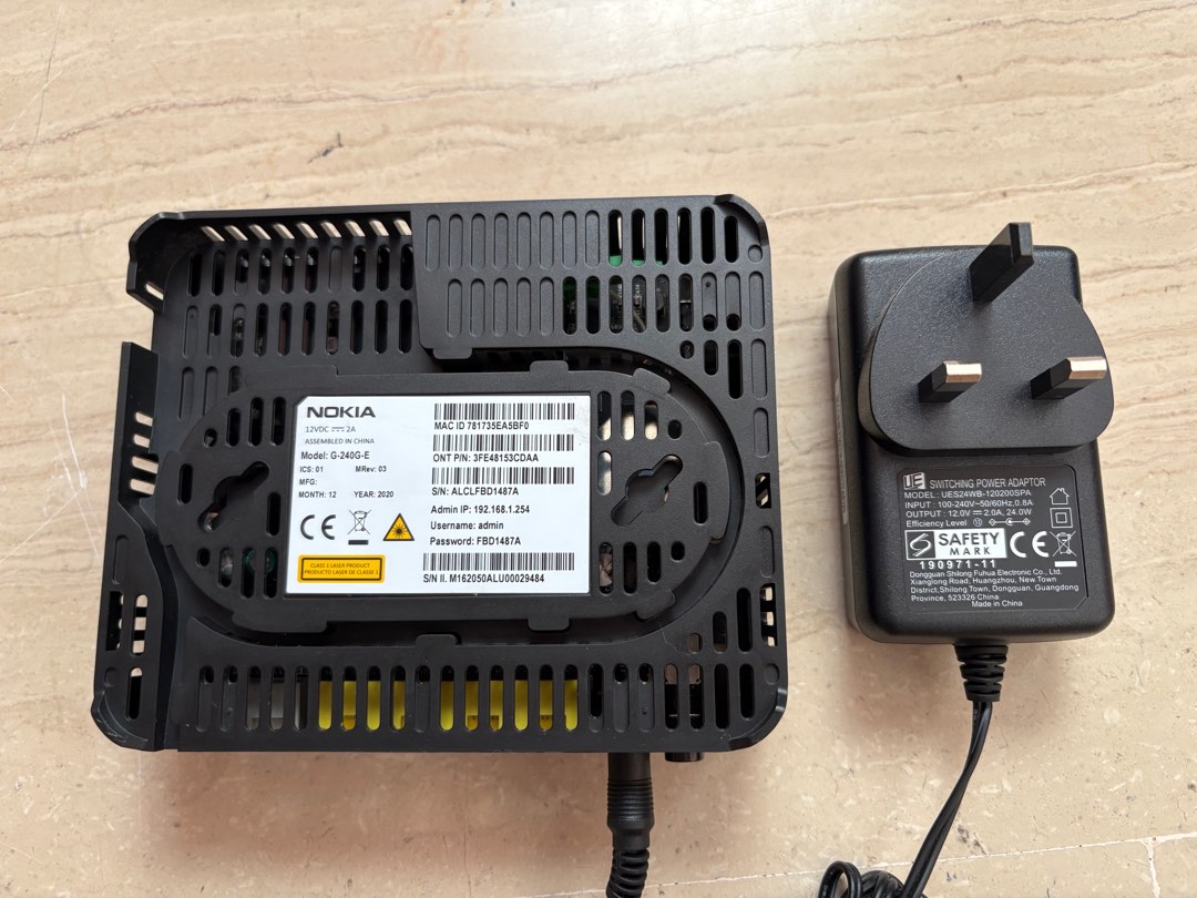 Singtel Nokia Optical Network Router, Computers & Tech, Parts ...