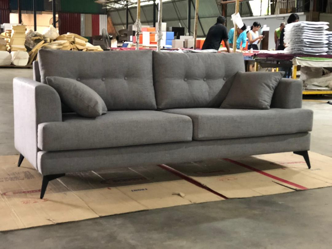 Sofa 3 Seater Baru, Furniture & Home Living, Furniture, Sofas on Carousell