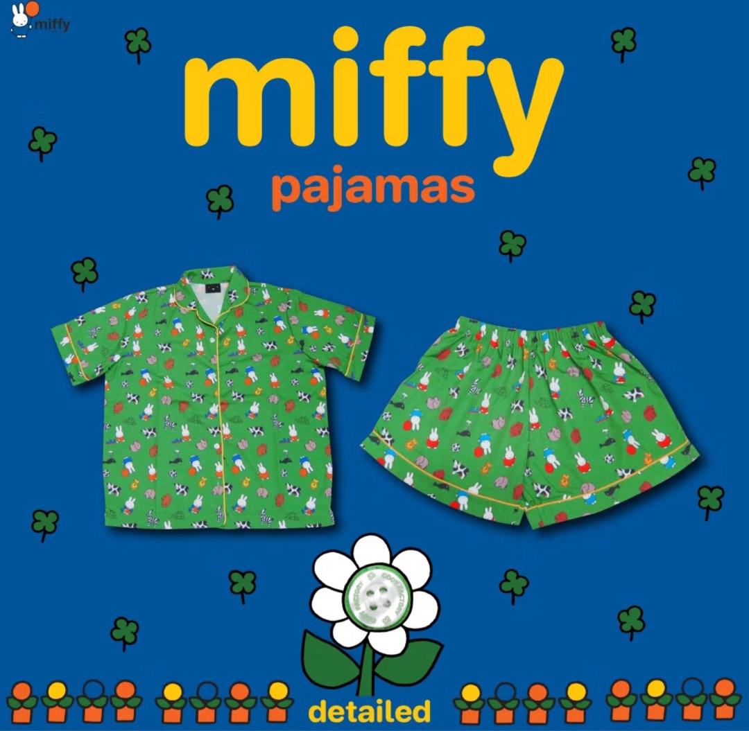 Spao Miffy Pyjamas Set, Women's Fashion, New Undergarments & Loungewear ...
