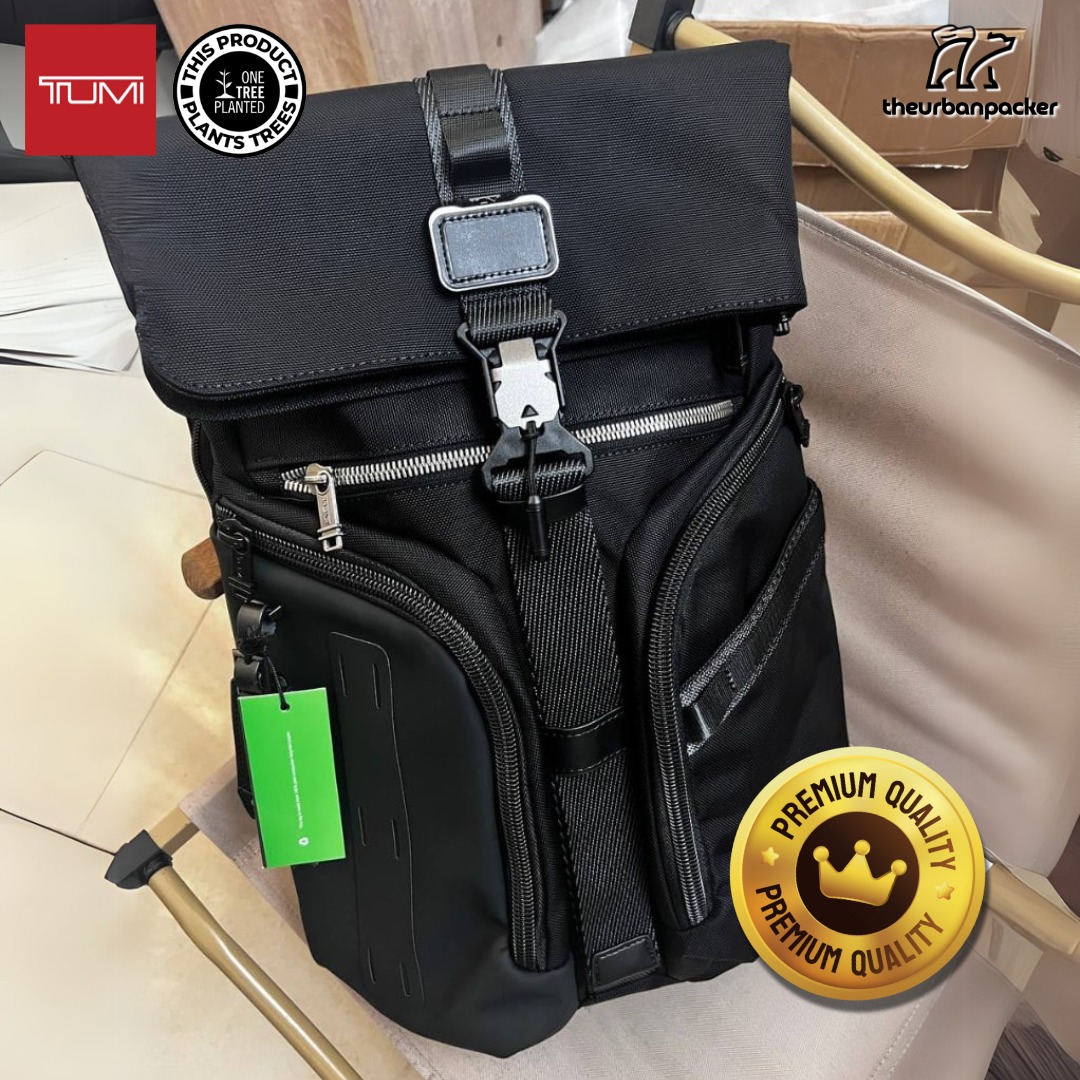 ⚡️TOP SELLER!⚡️ TUMI Alpha Bravo Logistics Backpack "Black" #alpha ...