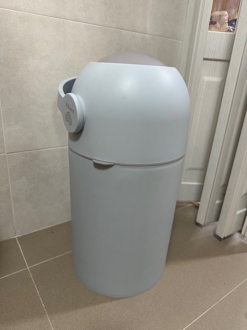 Umee Odourless Diaper Pail / Diaper Bin baby blue, Babies & Kids ...