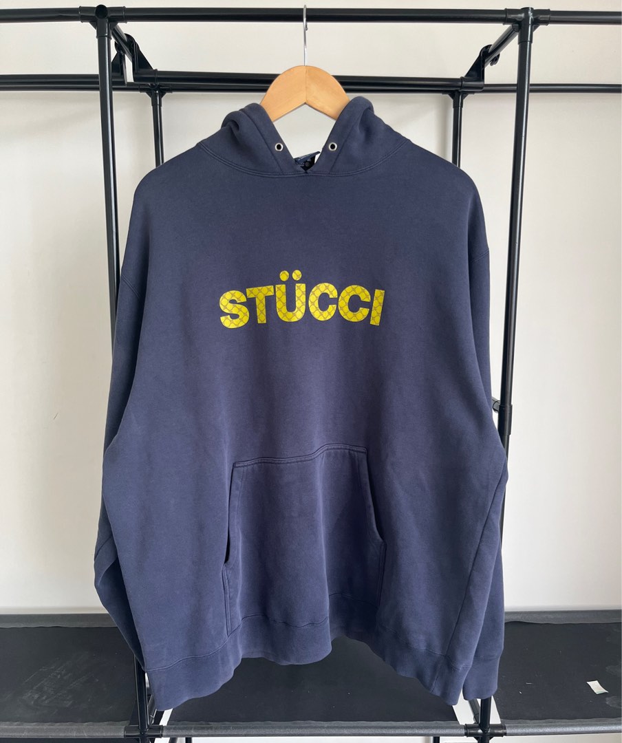 Vintage stucci 90s, Men's Fashion, Tops & Sets, Hoodies on Carousell