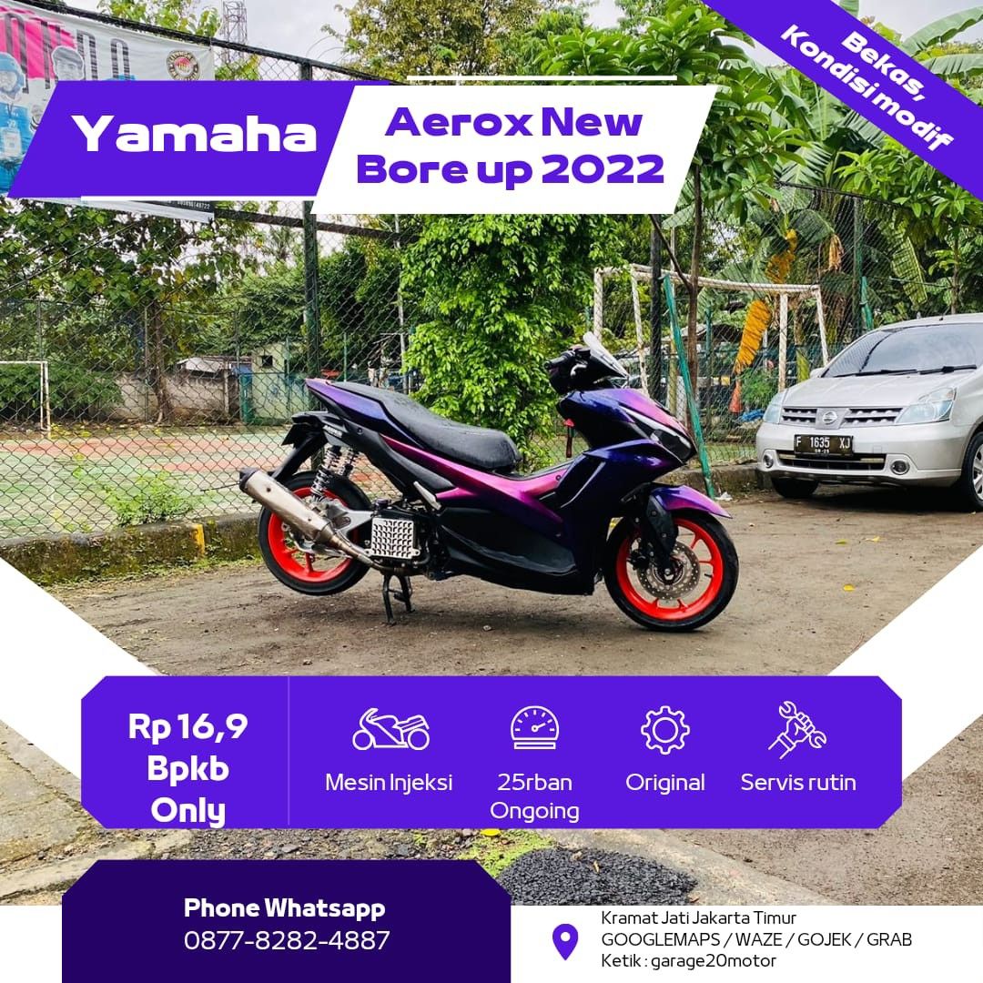 Yamaha all New aerox cyber city bore up modif tahun 2022, Motor di ...