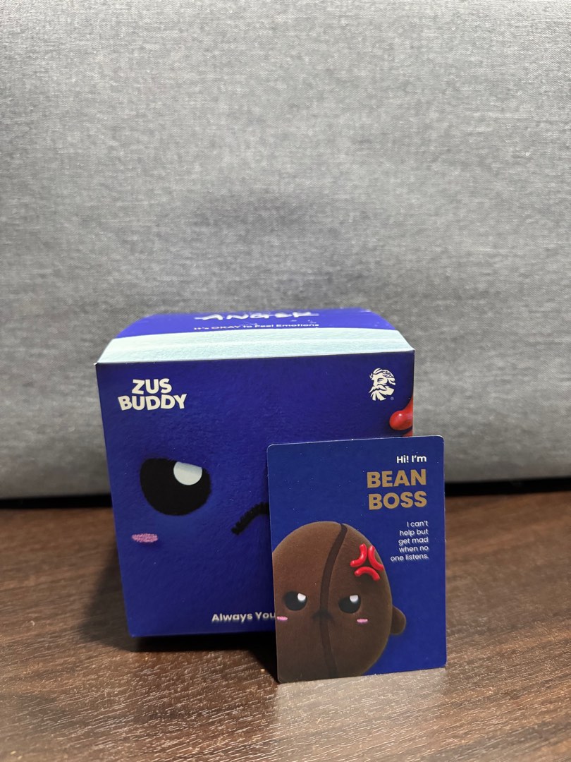 ZUS BUDDY BEAN BOSS ANGER, Hobbies & Toys, Toys & Games on Carousell