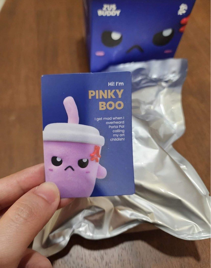 ZUS BUDDY PINKY BOO ANGER (sealed), Hobbies & Toys, Toys & Games on ...