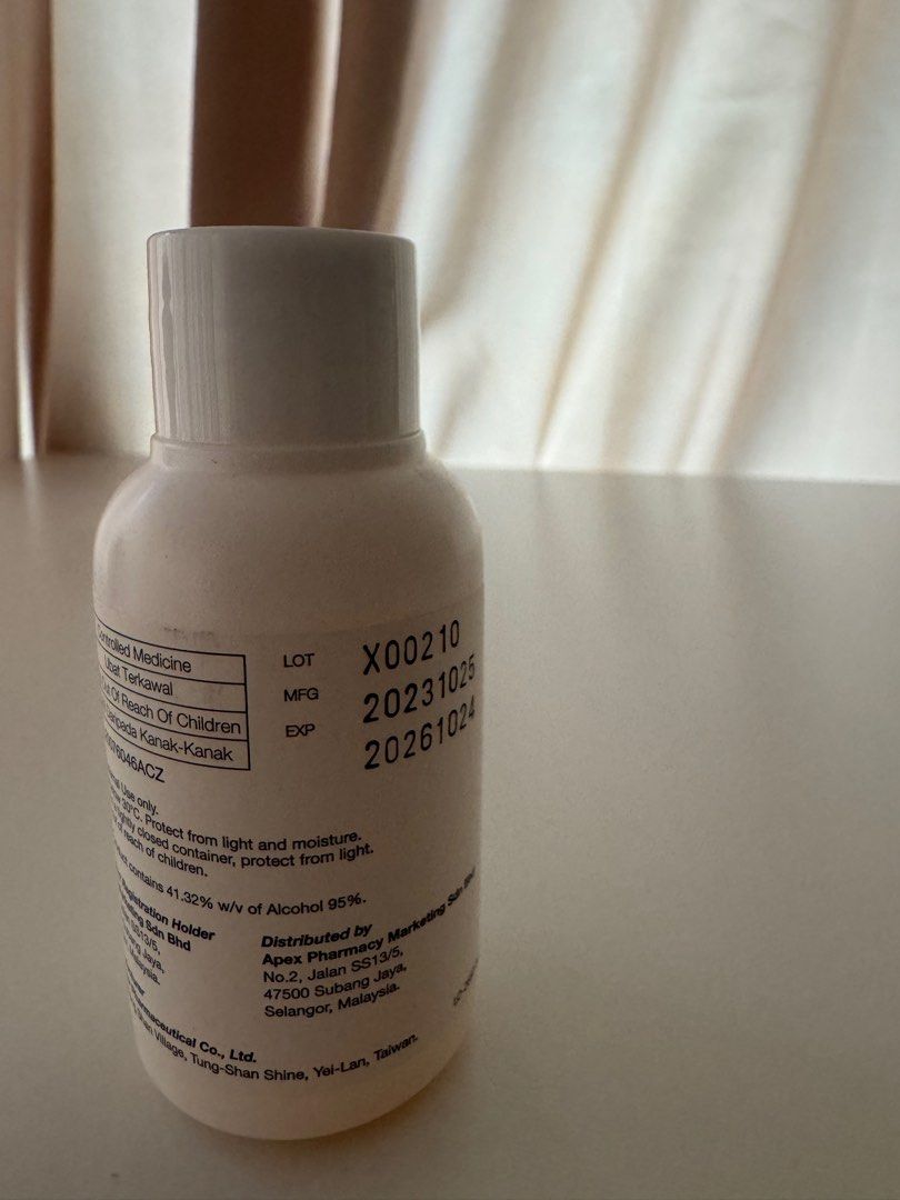 Avoxidil Topical Solution 5% w/v - 60ml, Beauty & Personal Care, Hair ...